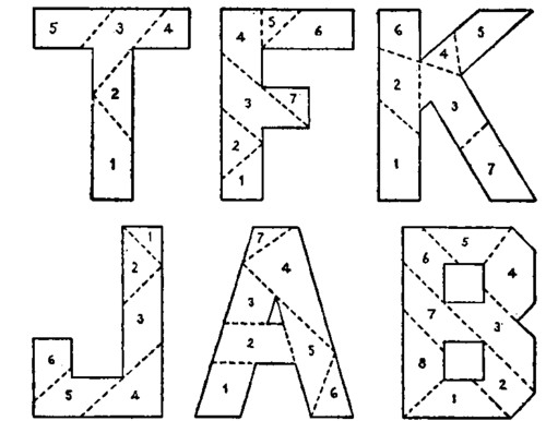 Alphabet Construction Puzzles