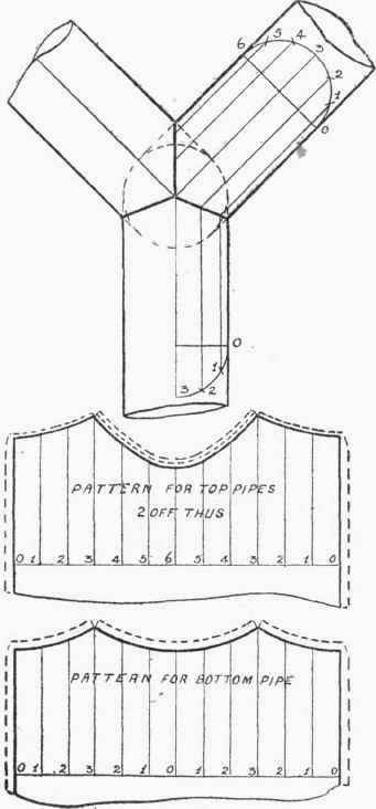 Equal-Angled Three-Way Piece