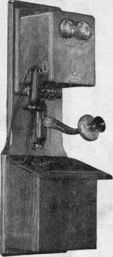 A Village Telephone Exchange. II. House Instruments and Switchboard