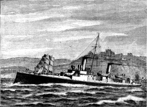 The New German Dispatch Boat Meteor