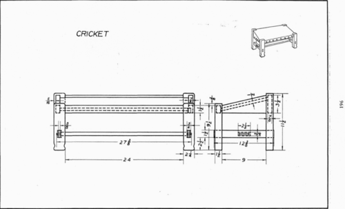 Plate 9. Cricket | Mechanical Drawing